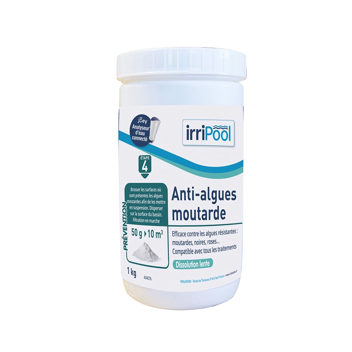 Anti-algues Moutarde 1 Kg Irripool Confortable pour un Confort à la ...
